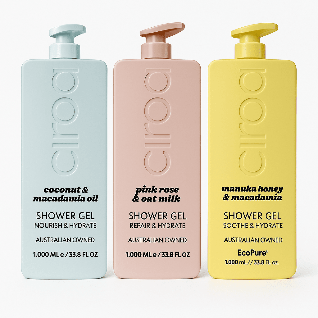 CIROA Shower Gel Collection (33.8 fl.oz) – Lunara Cosmetics