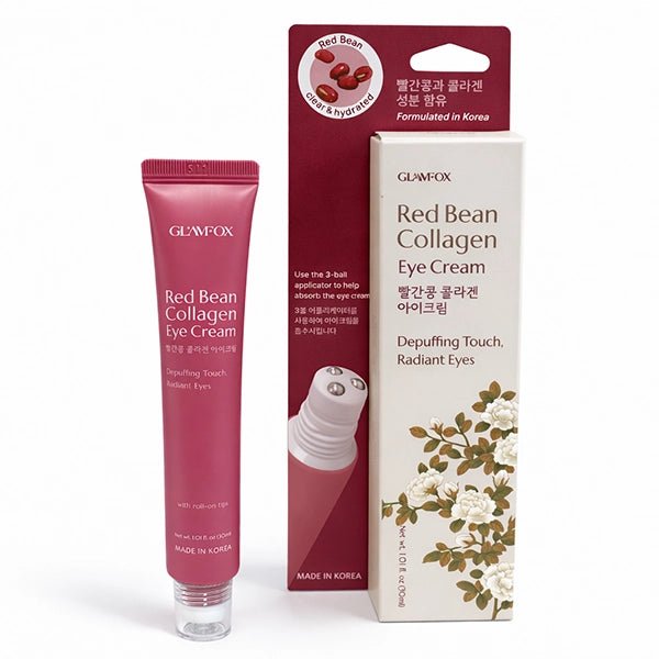 GLAMFOX Red Bean Collagen Eye Cream (1 fl.oz) – Lunara Cosmetics